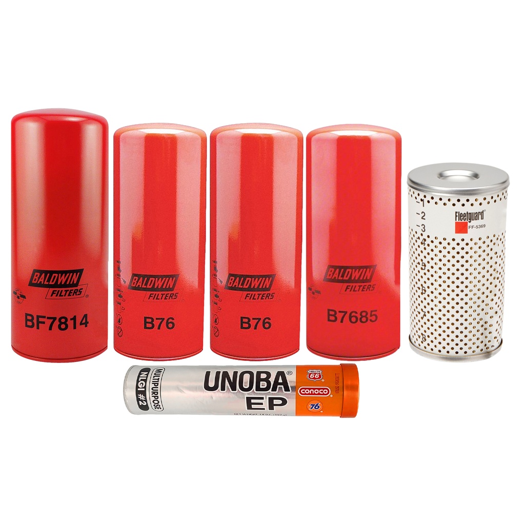 VOLVO OIL CHANGE KIT, B76, BF7814, B7685, FF-5369, FREE GREASE | KAHGO ...